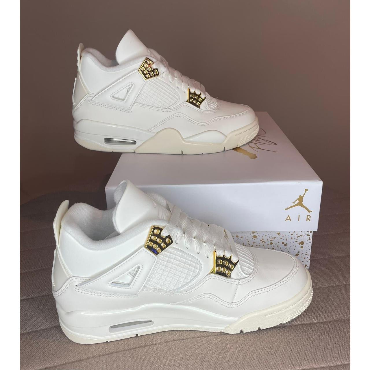 Brand new Air Jordan 4 Metallic Gold. DS OG All. ... - Depop