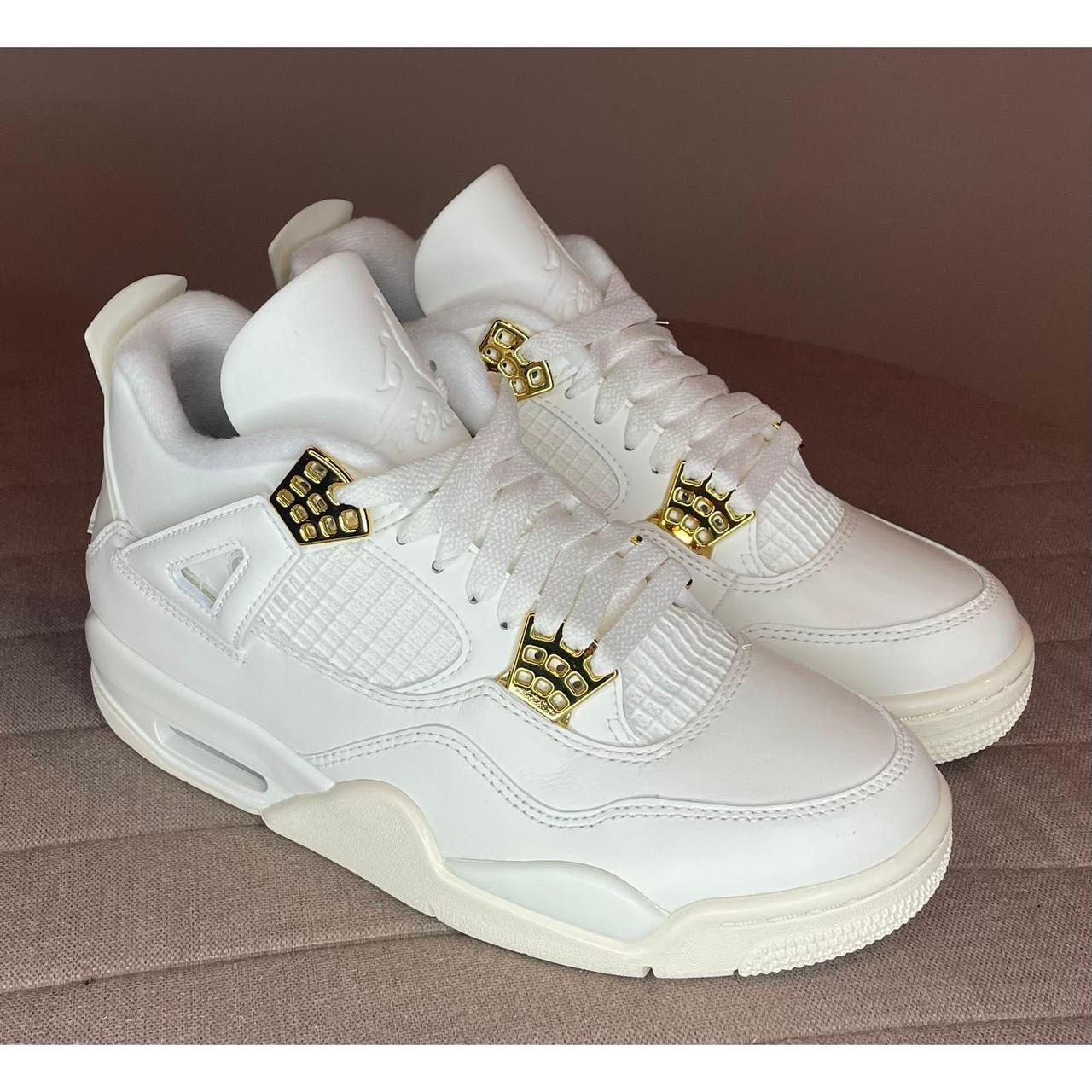 Brand new Air Jordan 4 Metallic Gold. DS OG All. ... - Depop