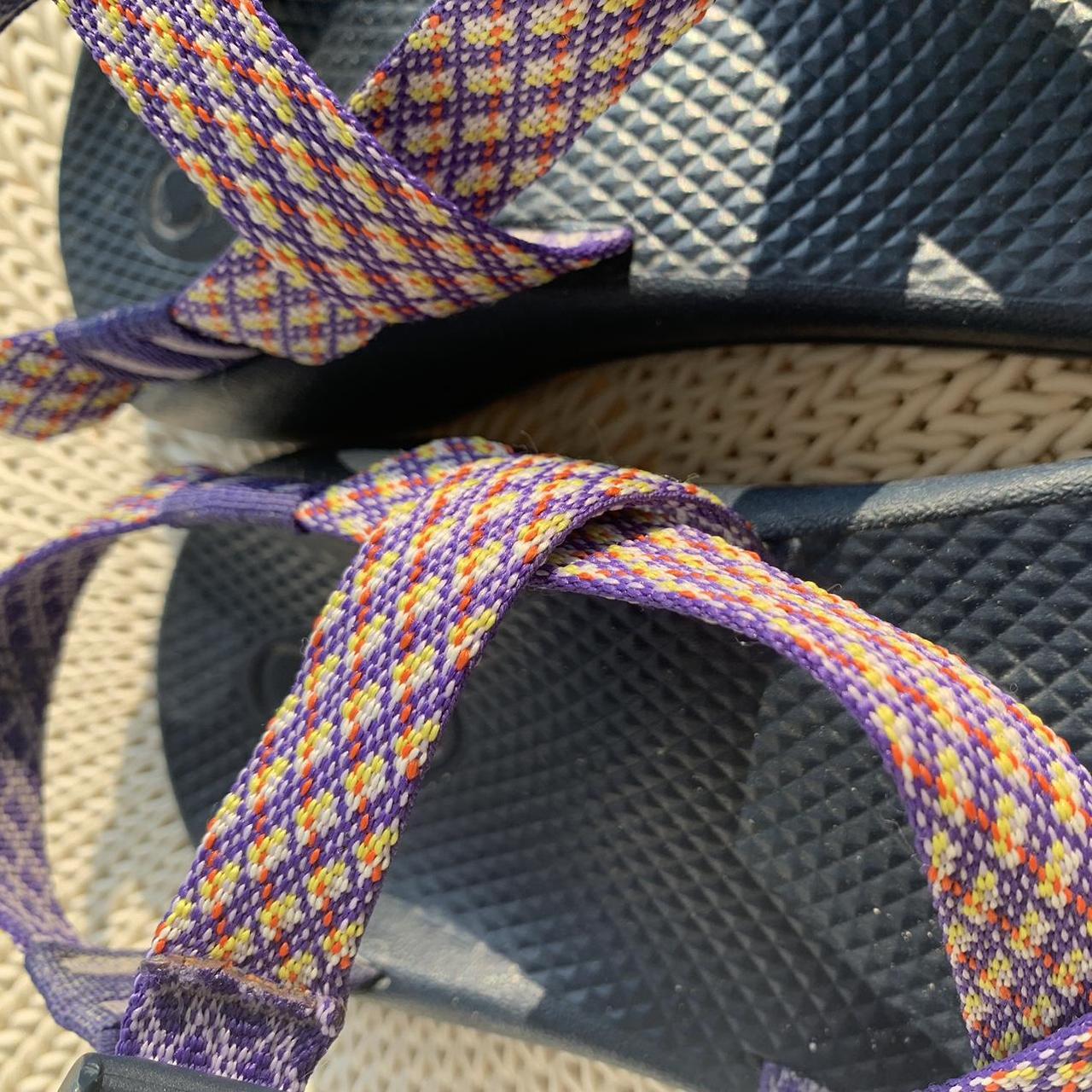 Women’s Chaco’s Adjustable Strap Sandals Purple and... - Depop