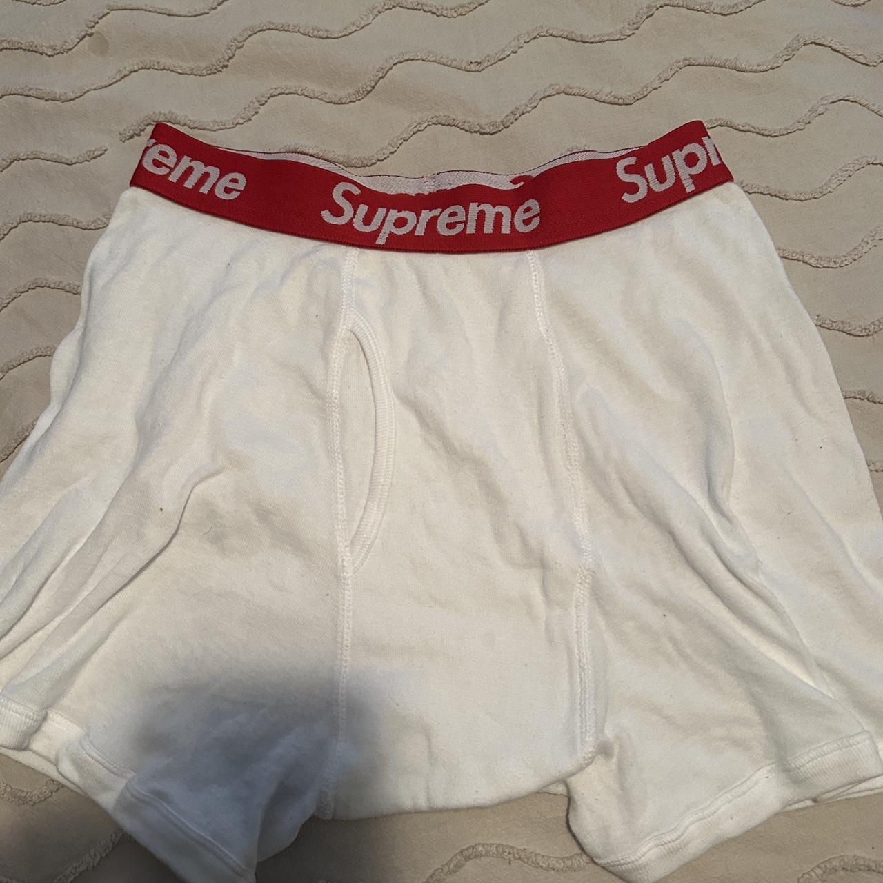 supreme boxers, size S, $35 - Depop