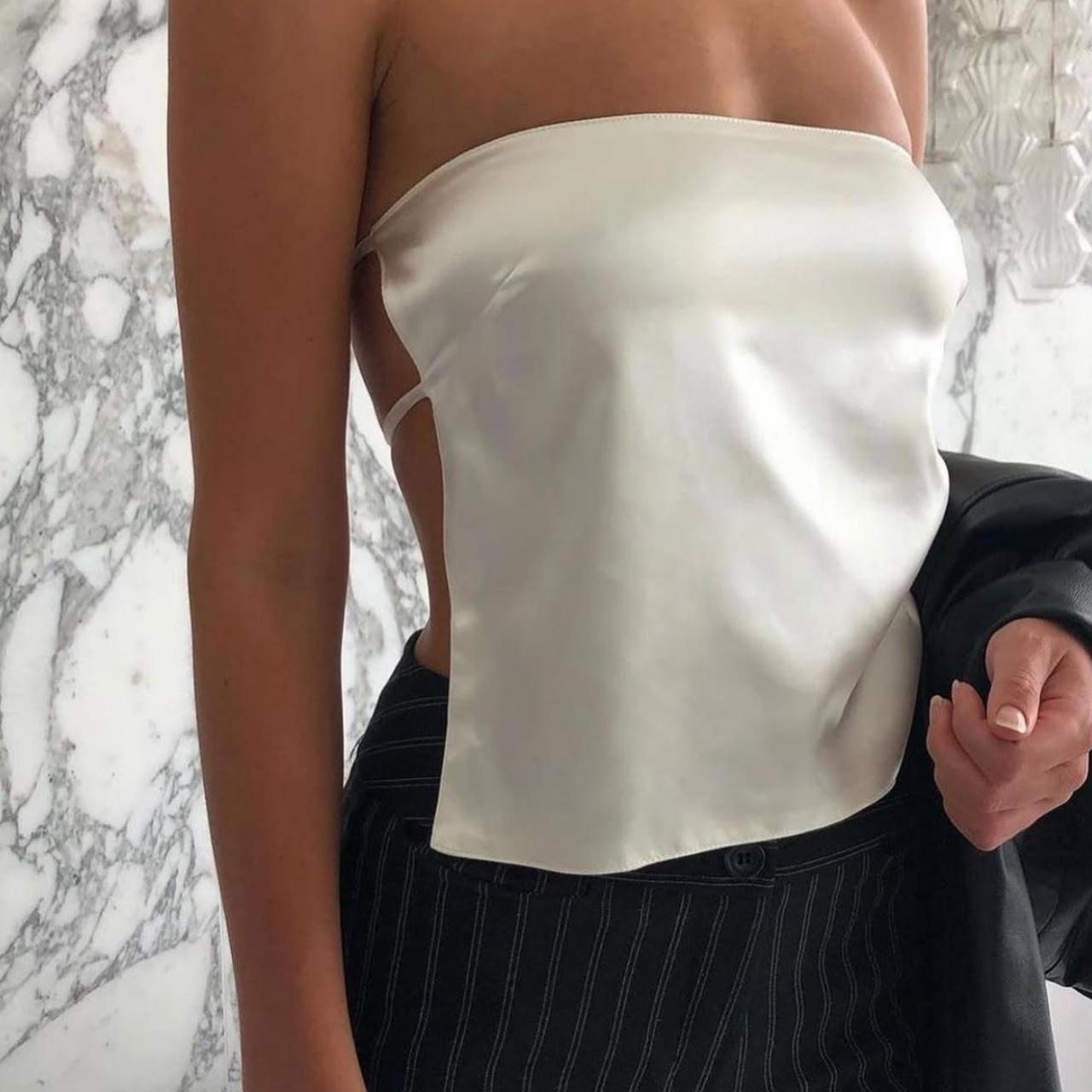 MR WINSTON Archie Top in Pearl Size: one size RRP:... | Depop