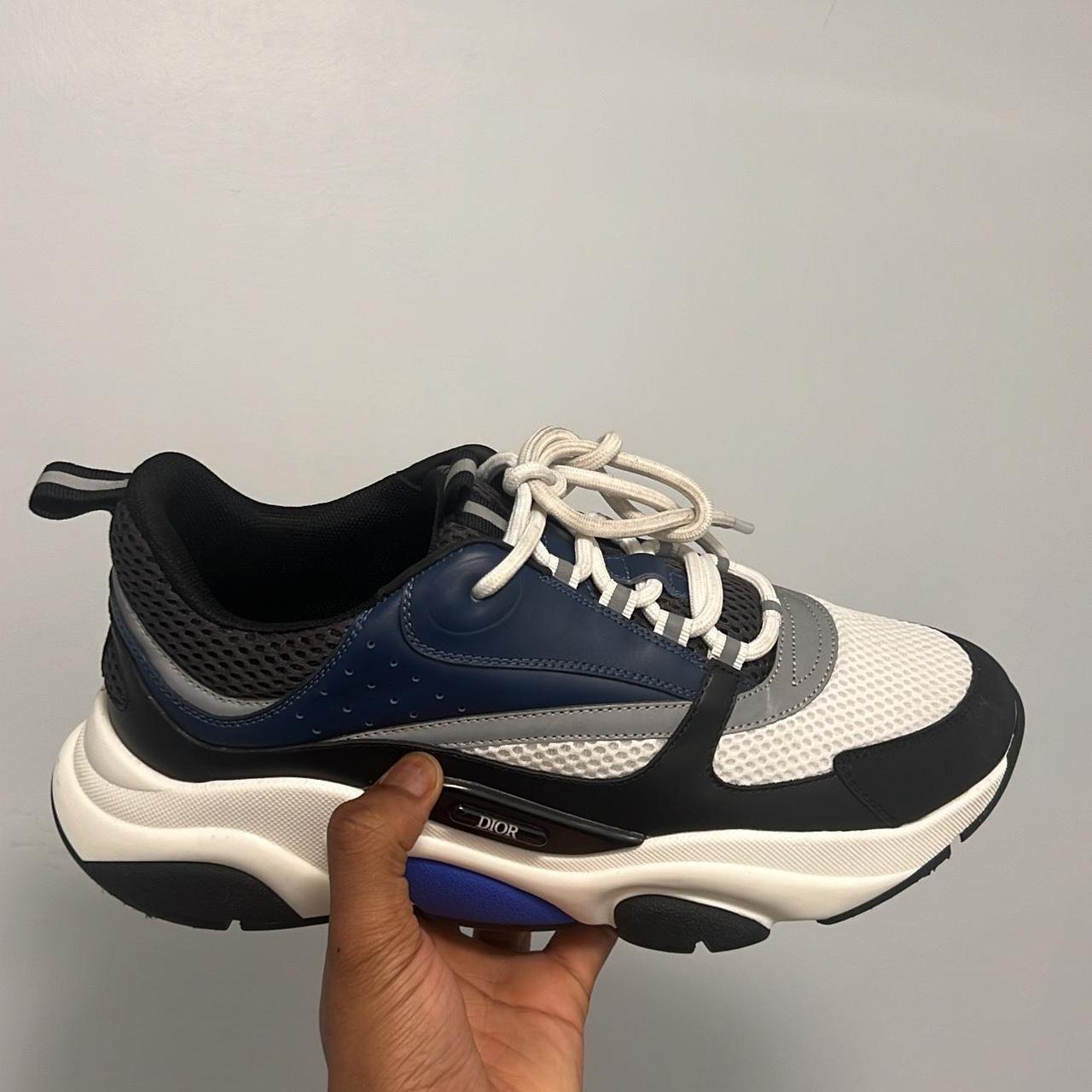 USED - Dior B22, Navy Blue, Size 9, Authentic - Depop