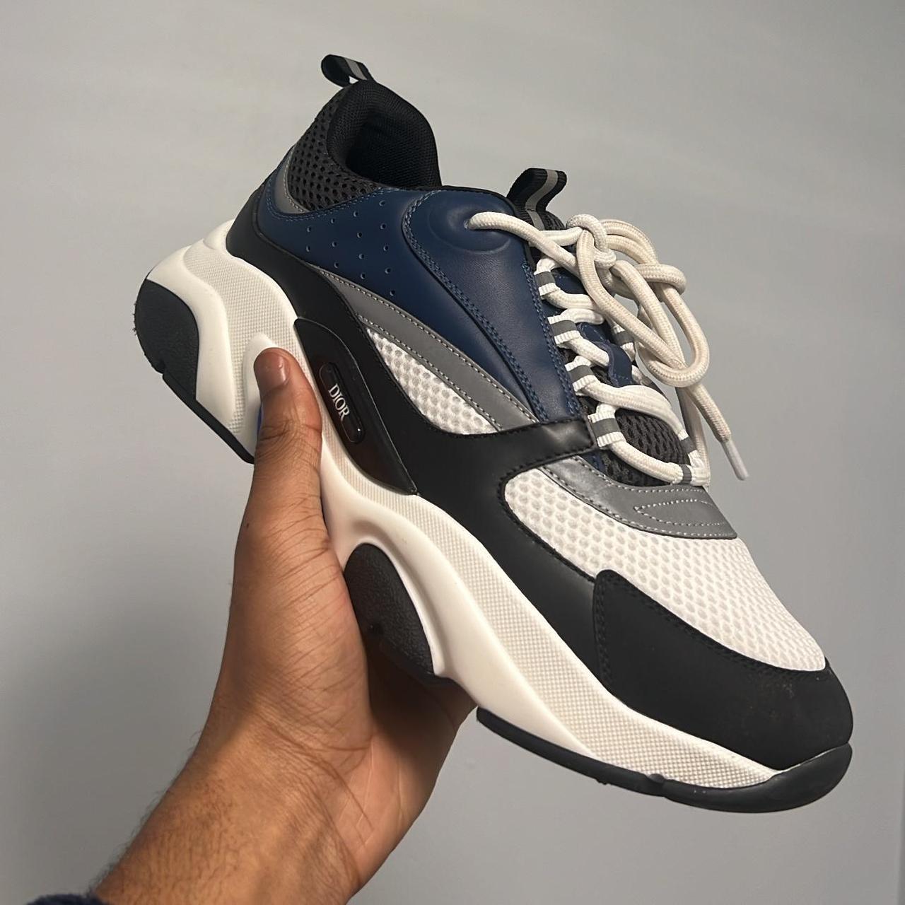 USED - Dior B22, Navy Blue, Size 9, Authentic - Depop