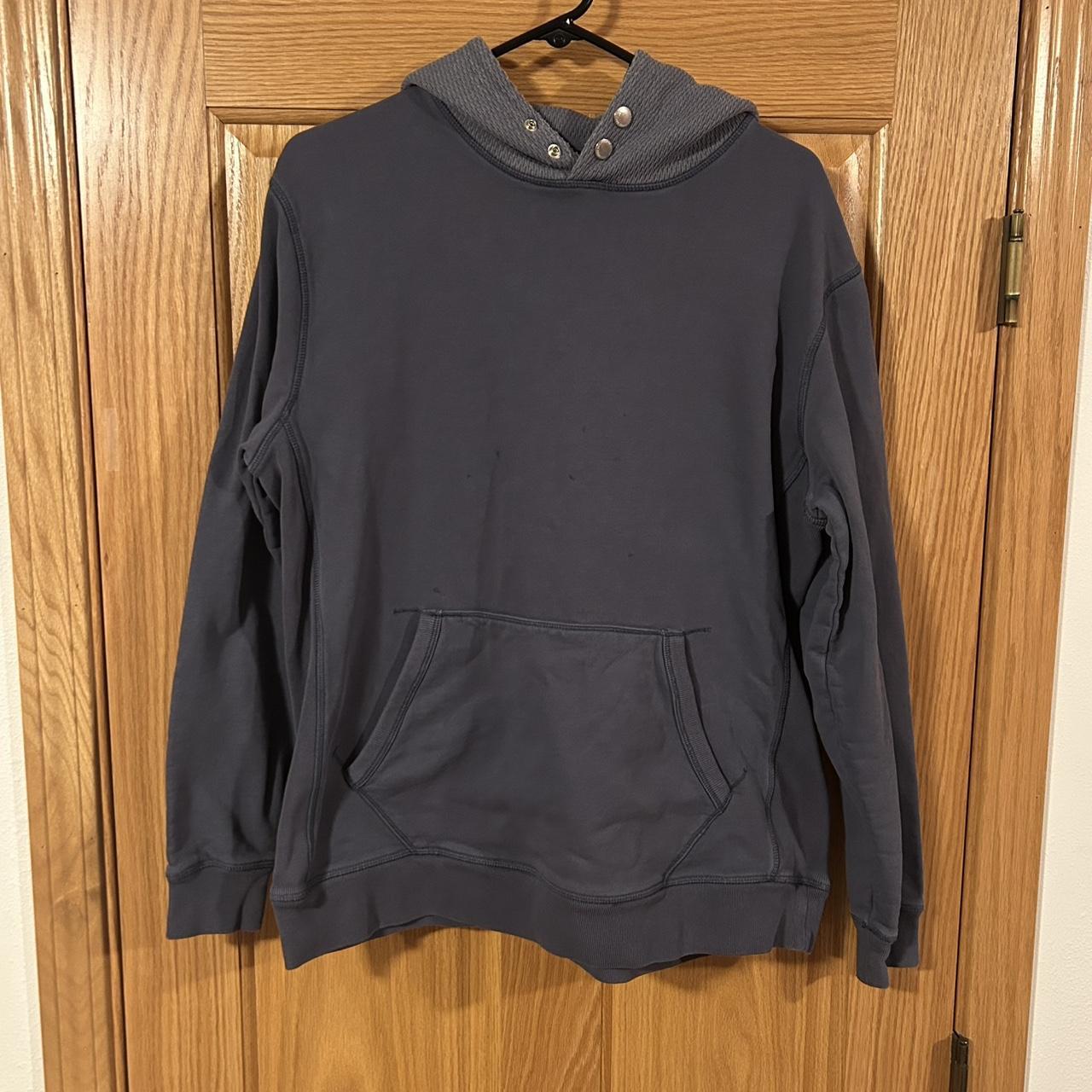 Blue Taylor Stitch Shackleton hoodie size 42 - ocean... | Depop