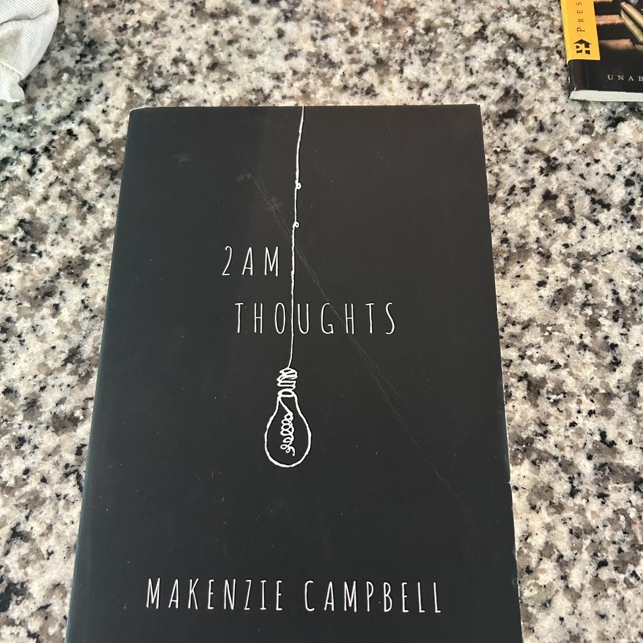 2am thoughts poetry book! Good read! Good condition - Depop