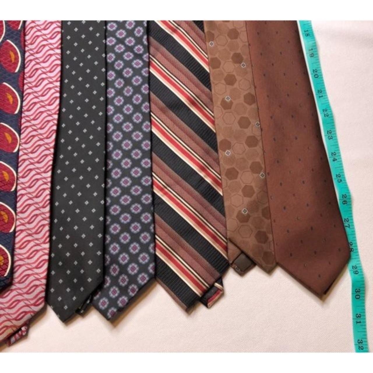 A collection of 14 vintage ties featuring designs... - Depop