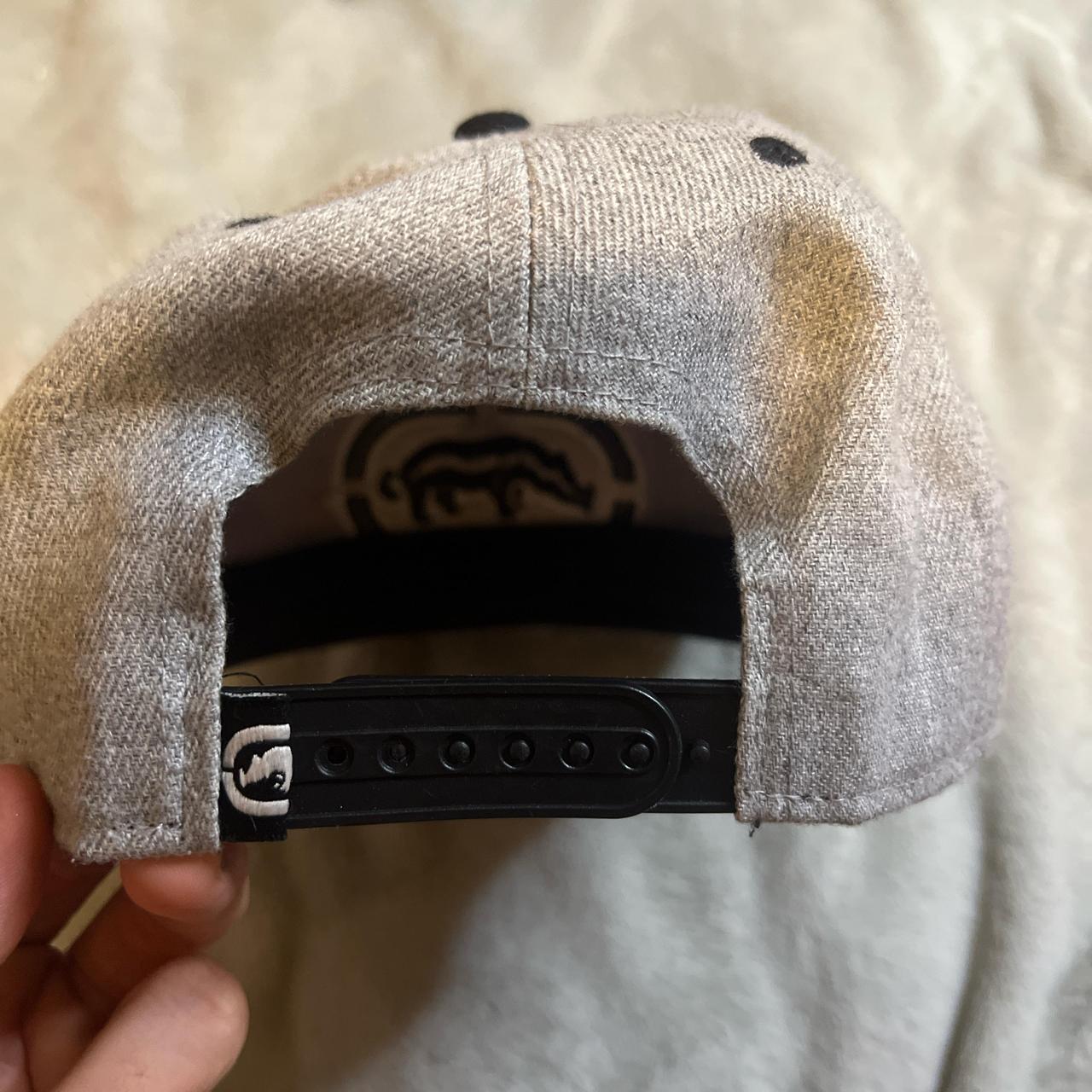 Grey and black Ecko Unltd. snapback hat #skater #y2k... - Depop