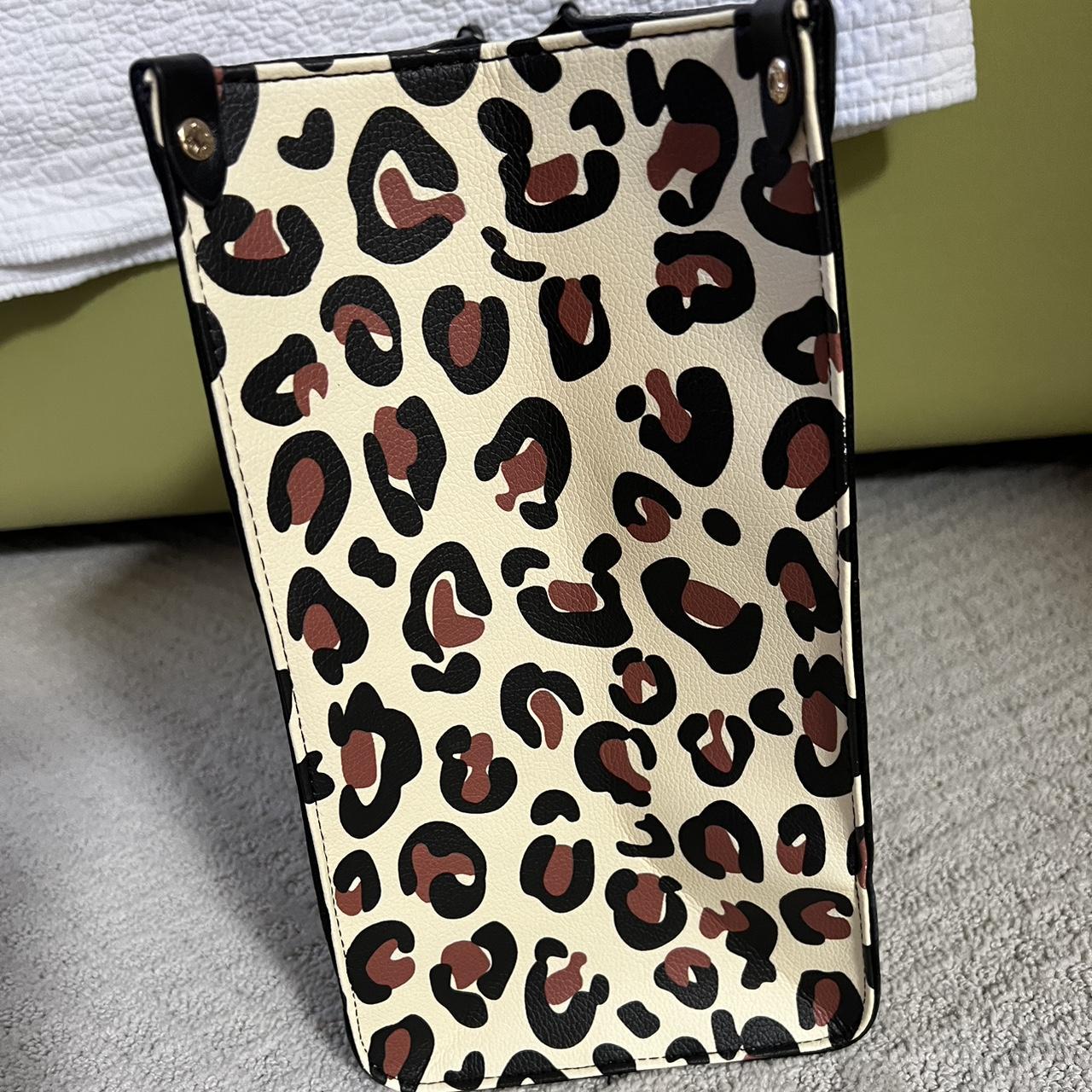 Black and cheetah print LV bag; given to me as gift;... - Depop