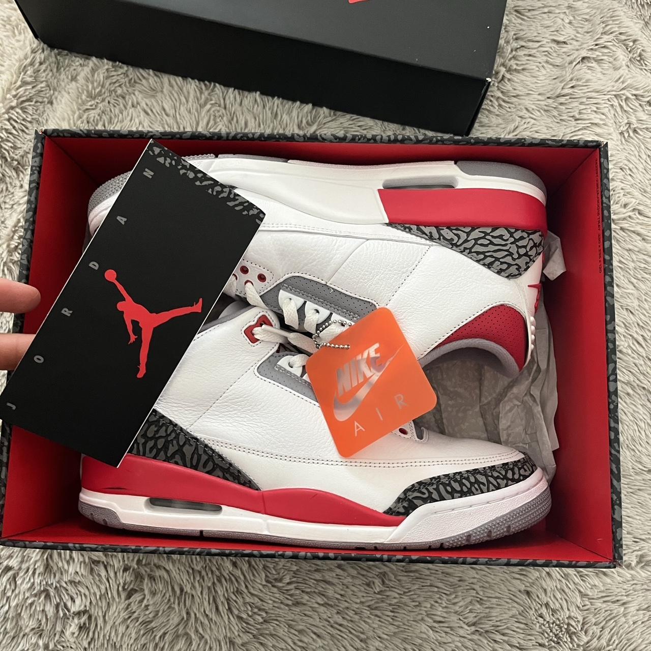 Air Jordan 3 ‘fire red’ 9/10 condition. Men’s US 10 | Depop