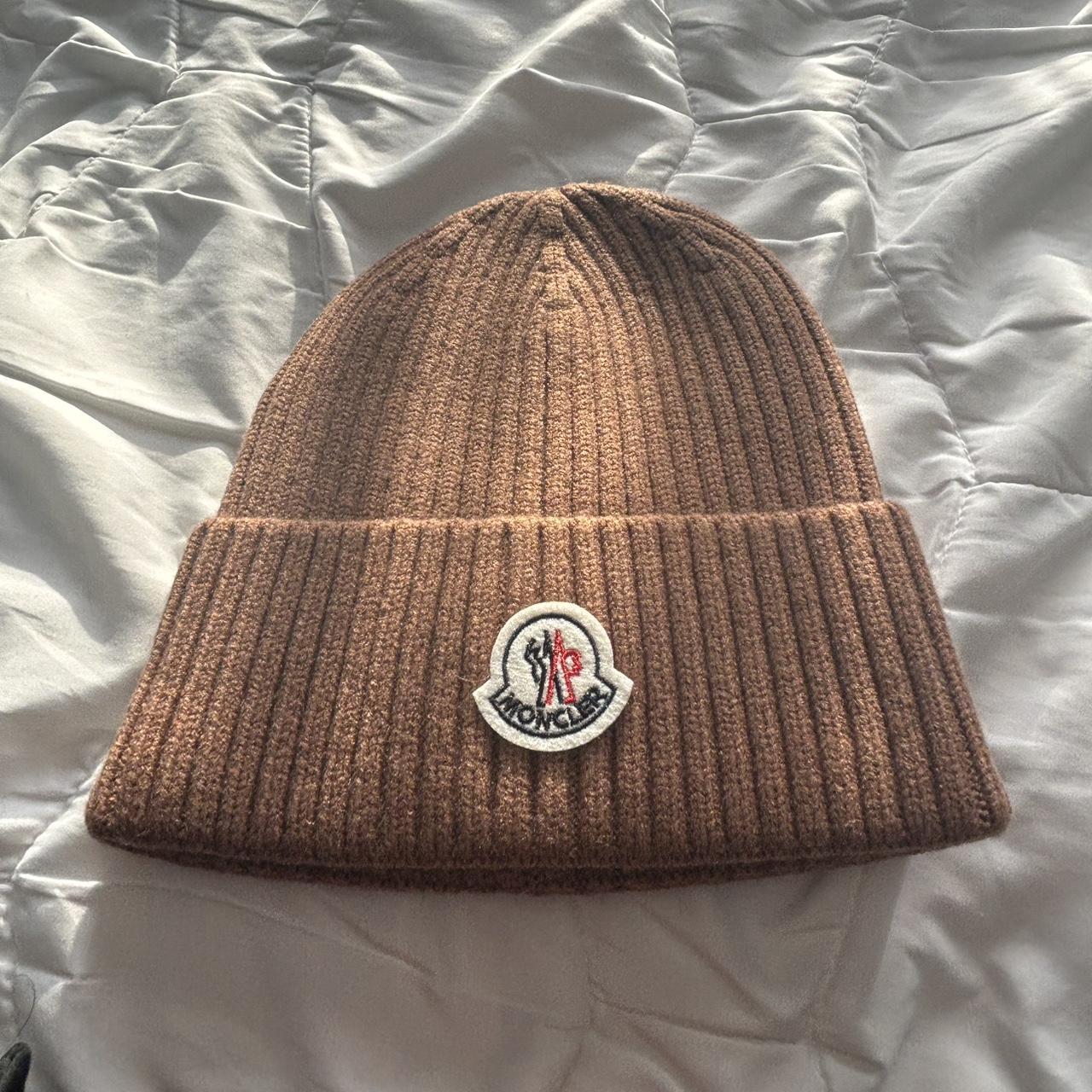Brown moncler Bennie - Depop