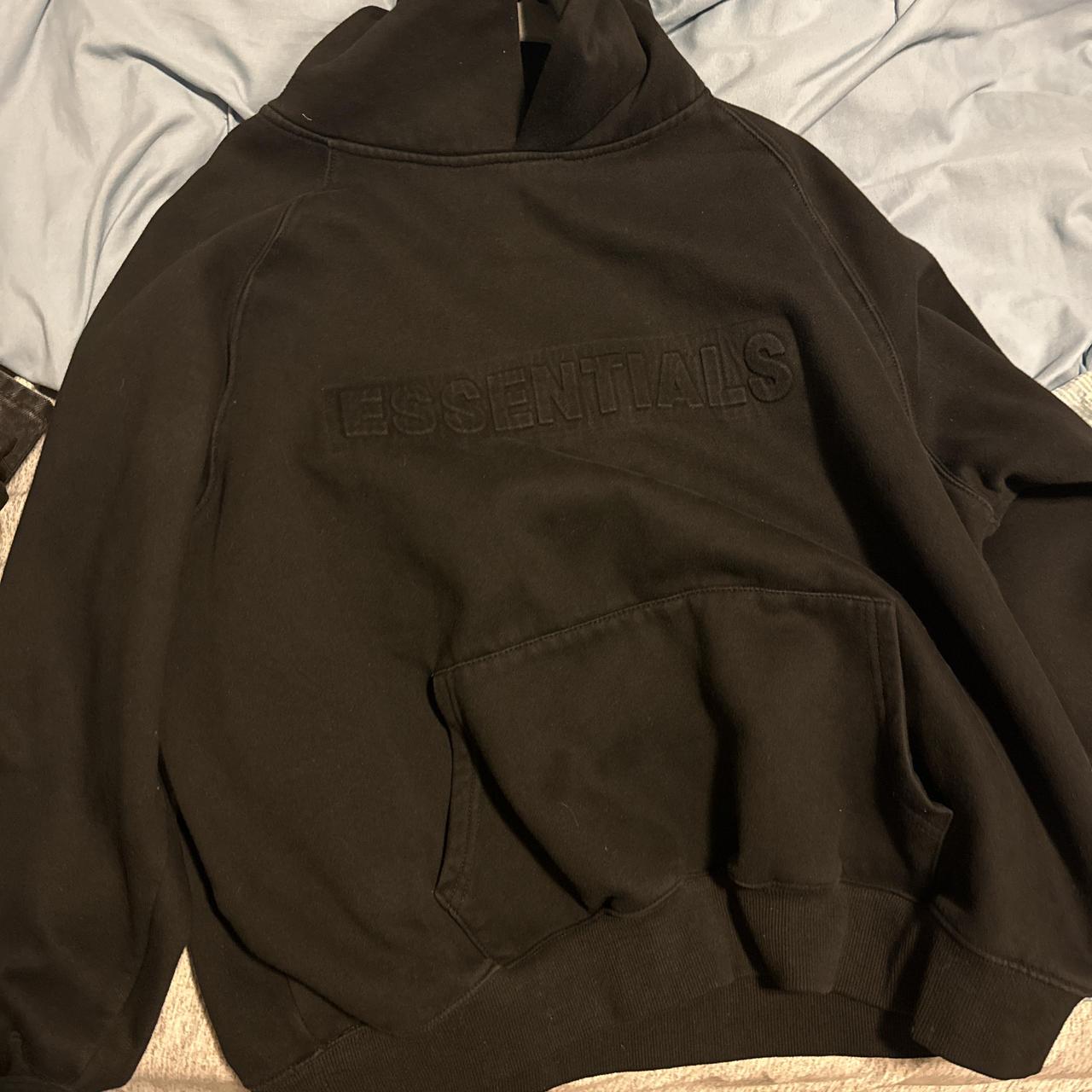 large essentials hood no stains - Depop