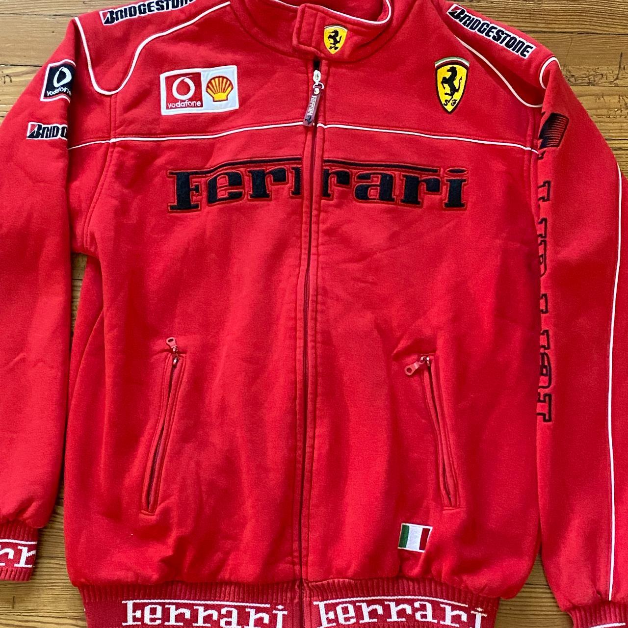 Authentic Vintage ferrari racing jacket - Depop