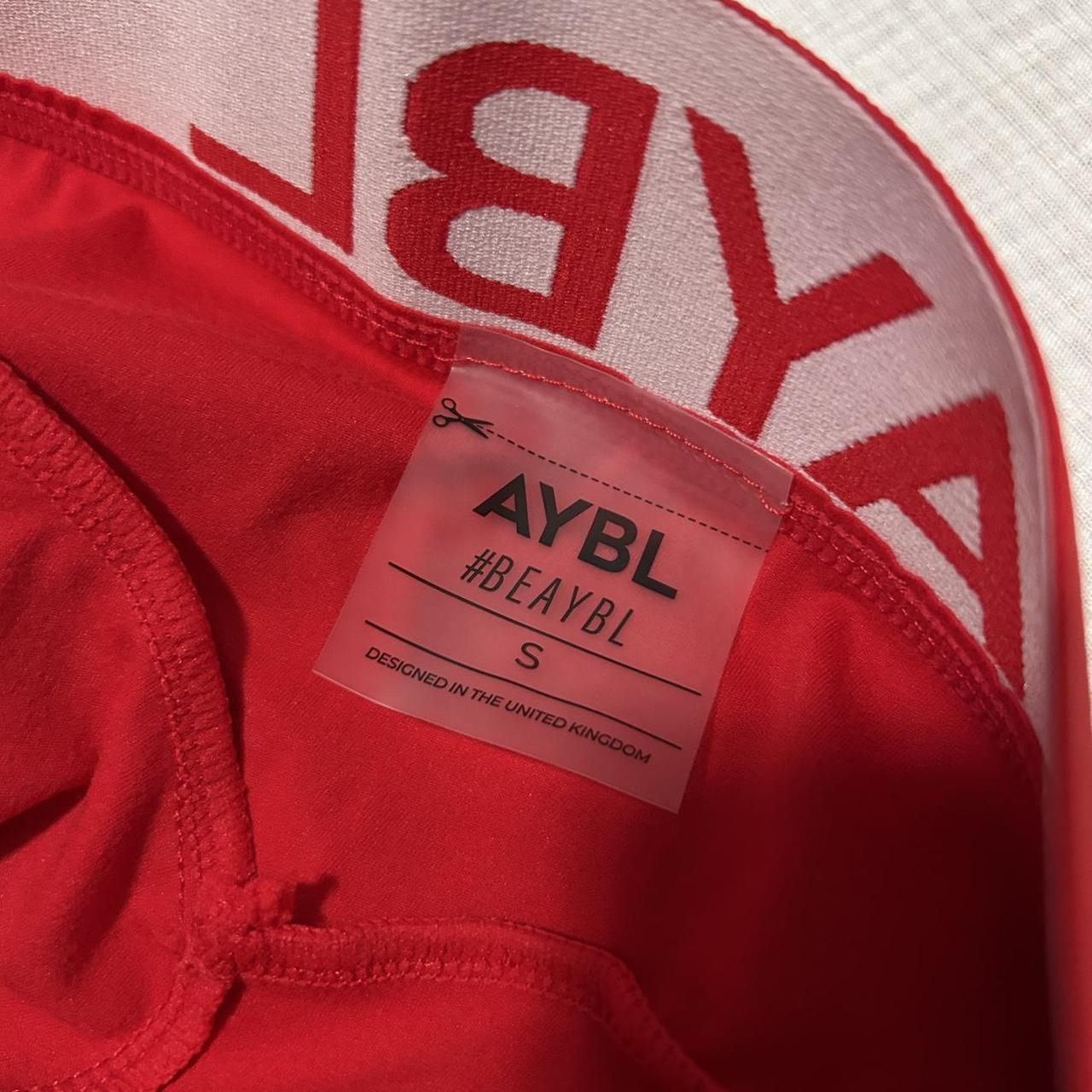 AYBL Size SMALL Red High Waisted Training Leggings... | Depop