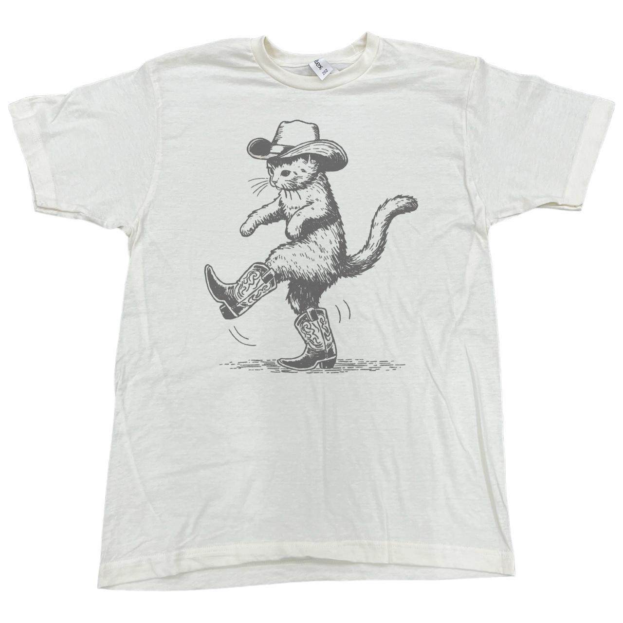 Cowboy Cat T-Shirt Show off your playful side with... - Depop