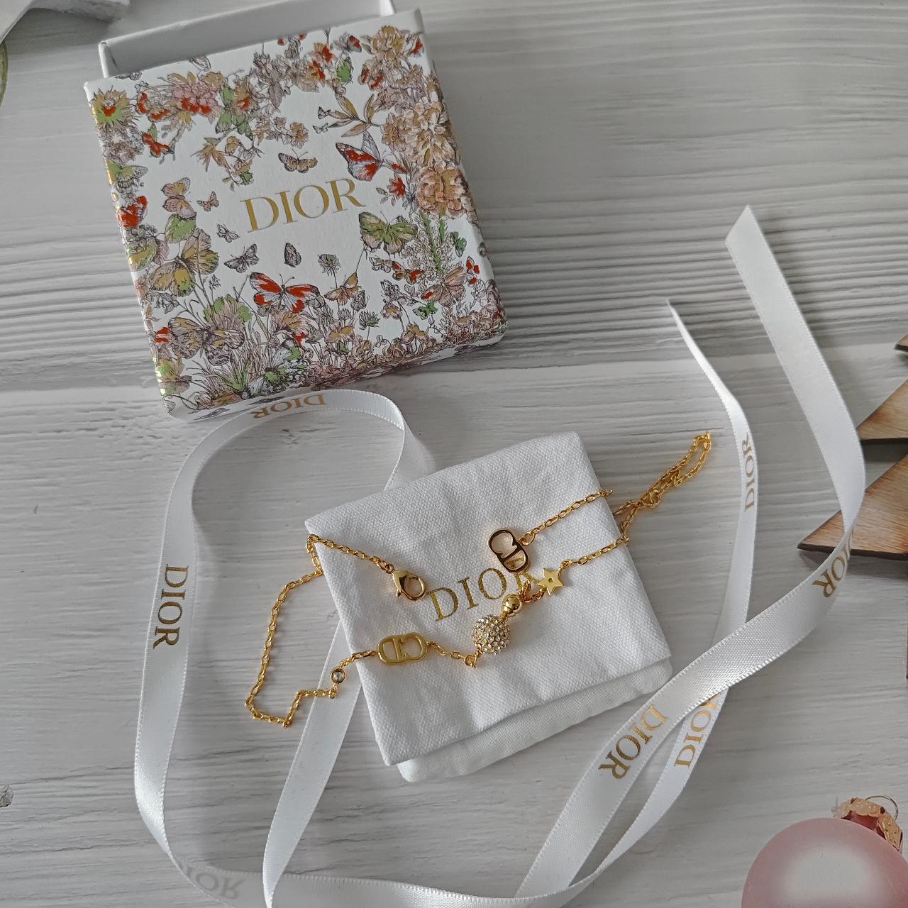 Dior Necklace Dior's iconic CD element is fused with... - Depop