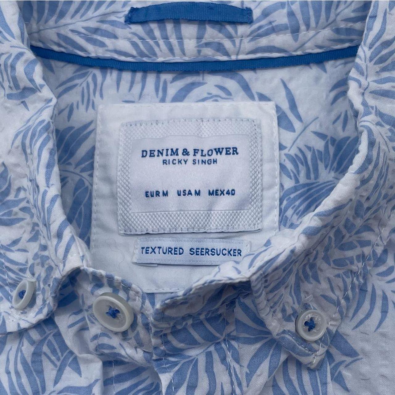 Denim & Flower RICKY SINGH Tropical Short Sleeve... - Depop