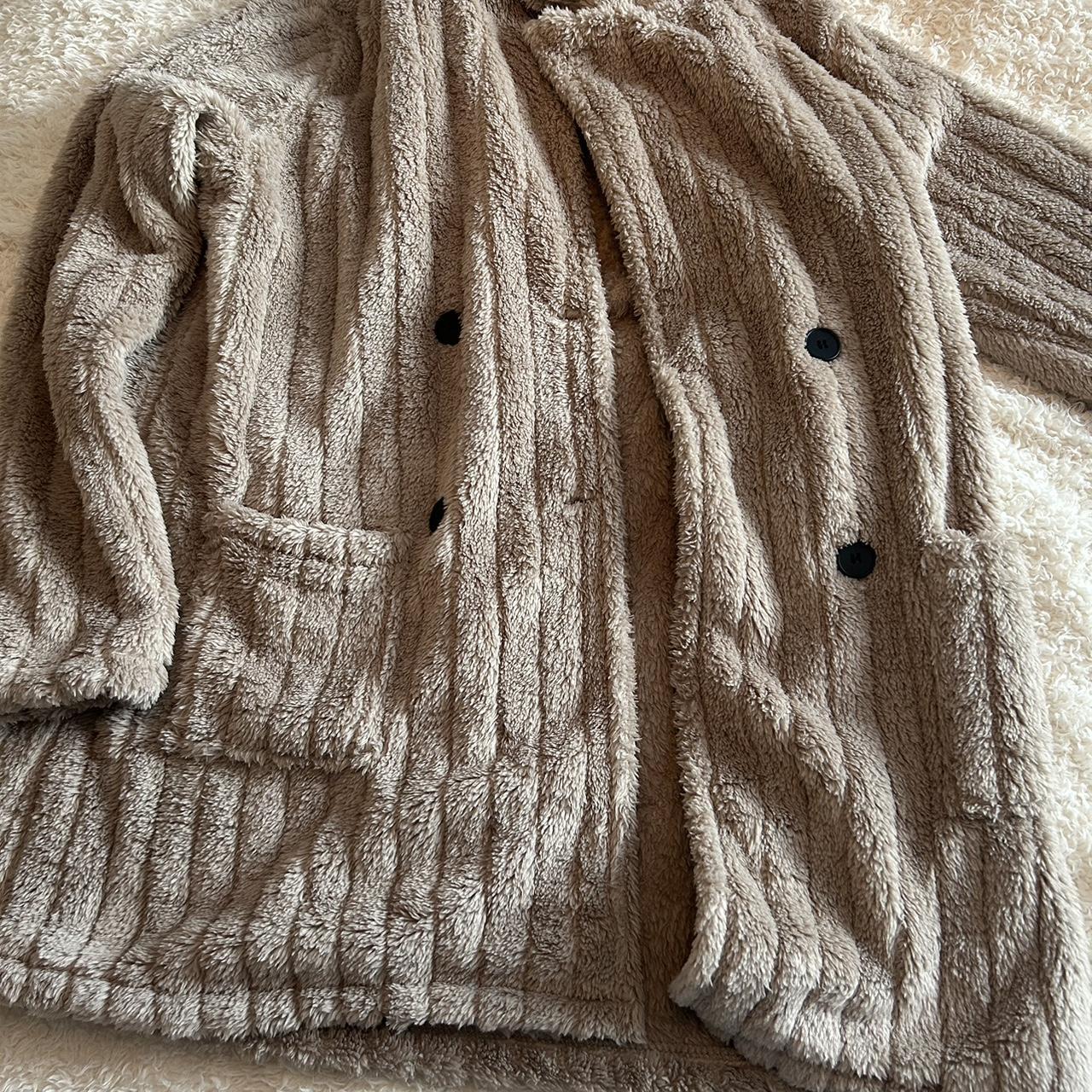 Shein mink fluffy jacket/coat - Depop