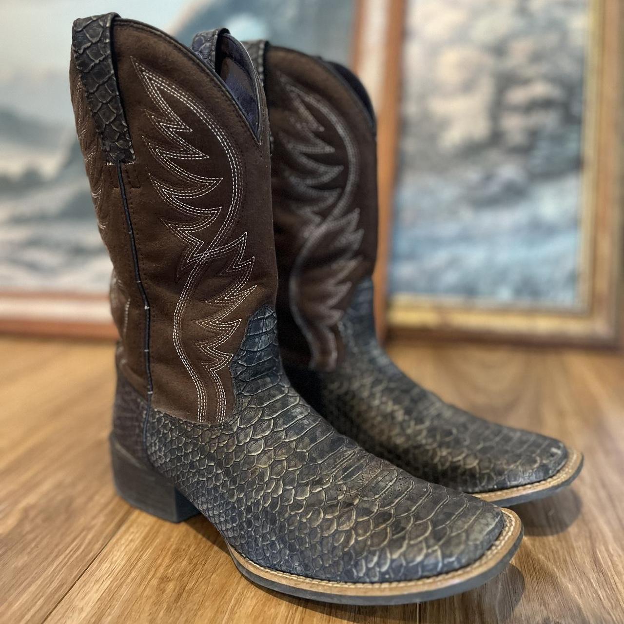 Ariat Circuit High Stepper Python Cowboy Boot - size... - Depop