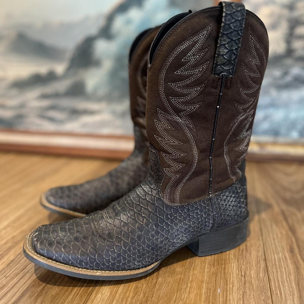 Ariat Circuit High Stepper Python Cowboy Boot - size... - Depop