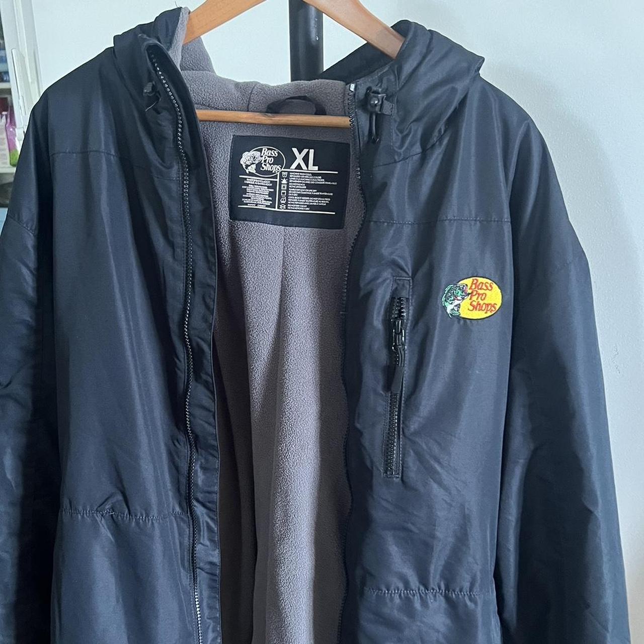 Bass Pro Shops fleece lined jacket - Size XL - super... | Depop