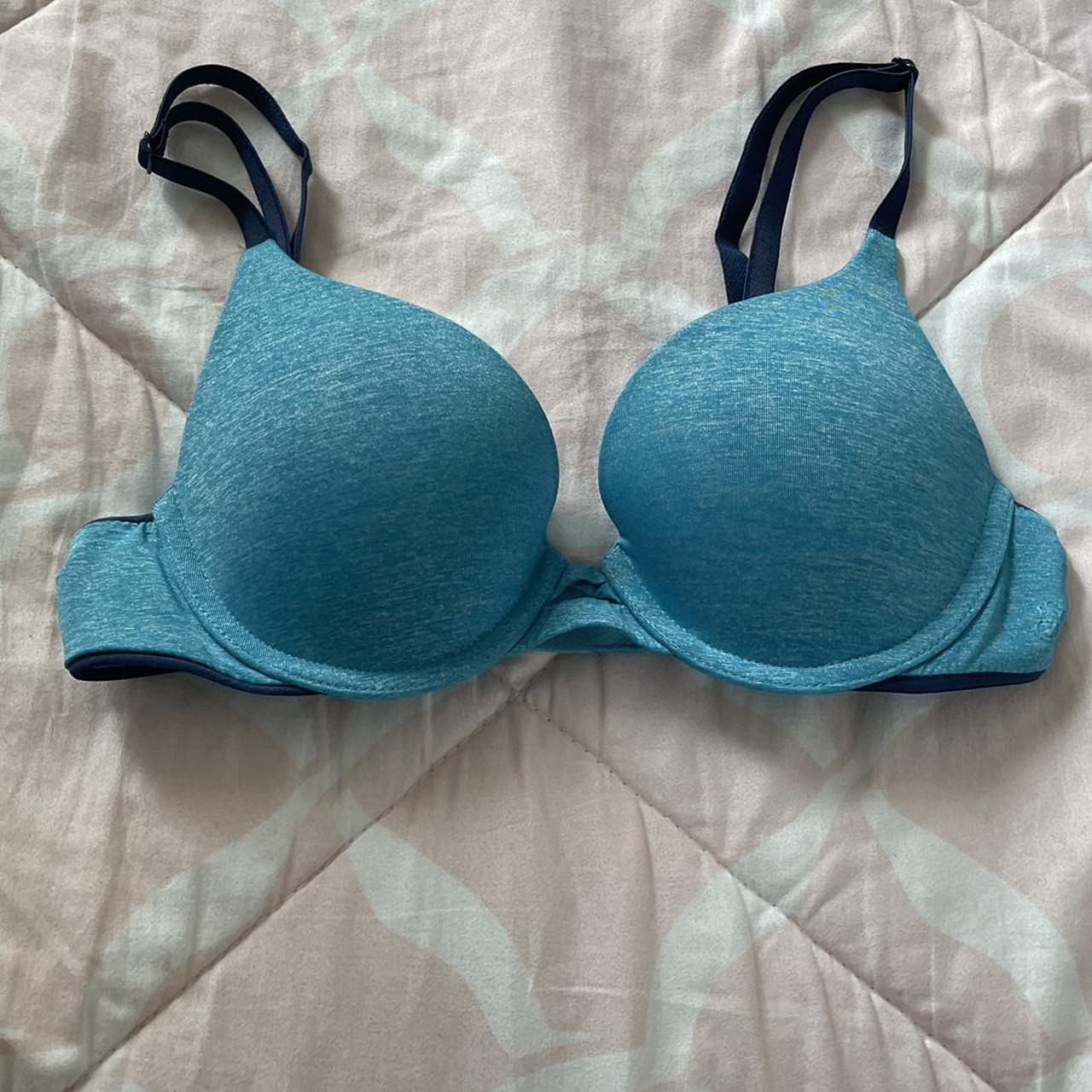Blue Push Up VS Bra •32A •Padded #pushup #vs... - Depop