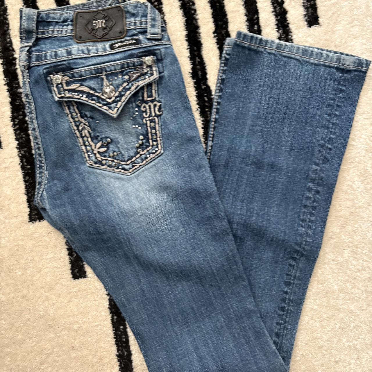 Low rise Miss Me bootcut jeans Size 28 -has a... | Depop