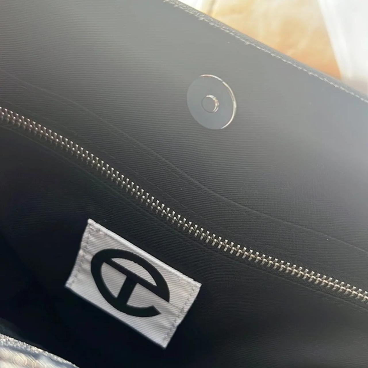 telfar black medium shopping bag new with tags and... - Depop