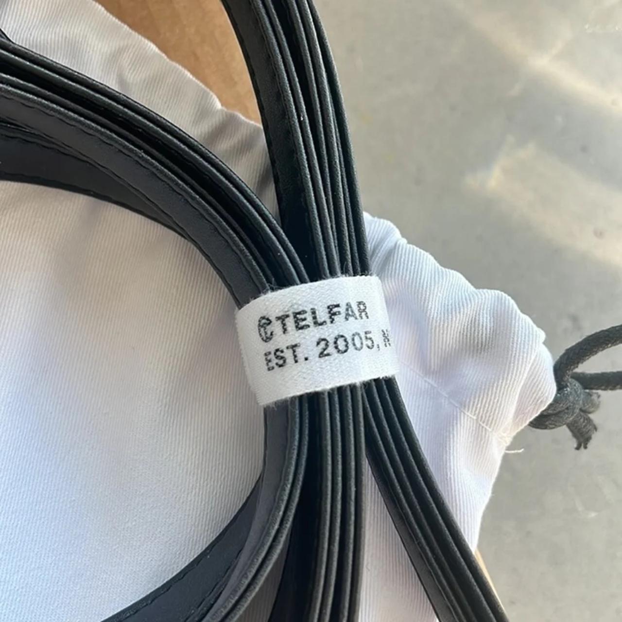 telfar black medium shopping bag new with tags and... - Depop