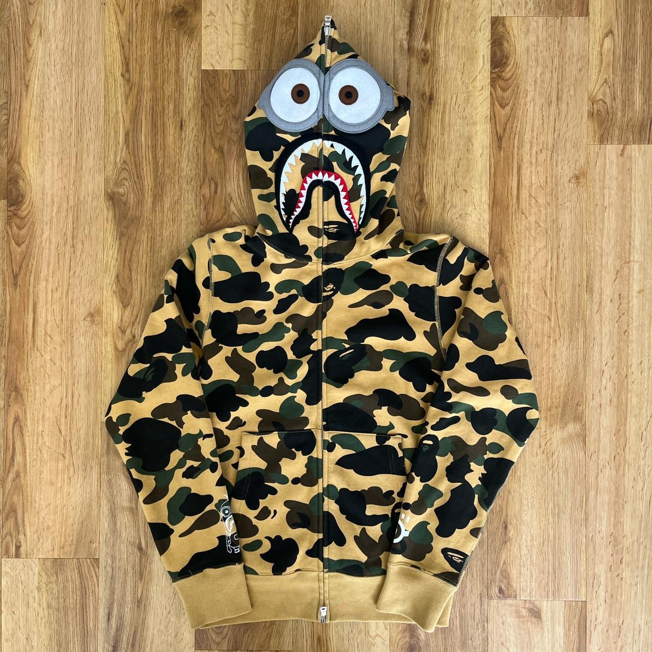 BAPE A Bathing Ape Minions Hoodie Bape x Minions... - Depop