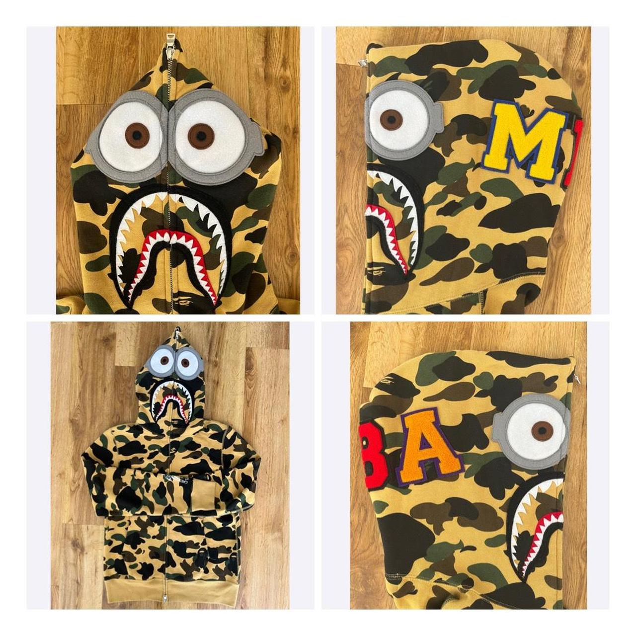 BAPE A Bathing Ape Minions Hoodie Bape x Minions... - Depop
