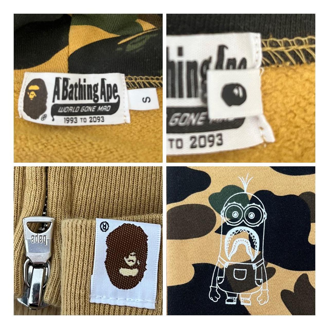 BAPE A Bathing Ape Minions Hoodie Bape x Minions... - Depop
