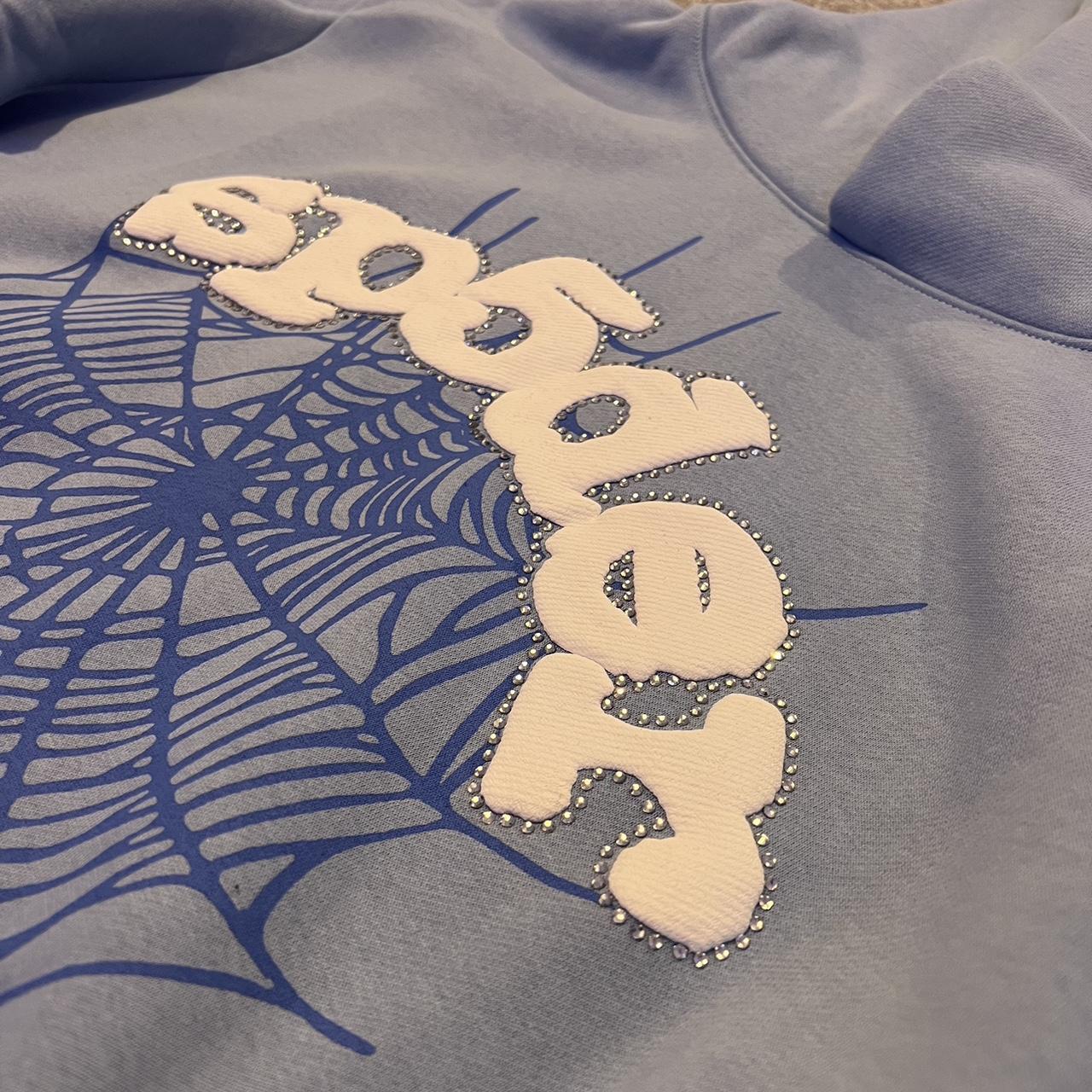Light blue spider hoodie size M Any questions ask - Depop