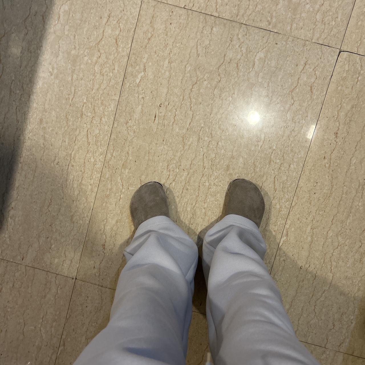 Saint Alexander Clothing clouded grey sweats Slight... | Depop