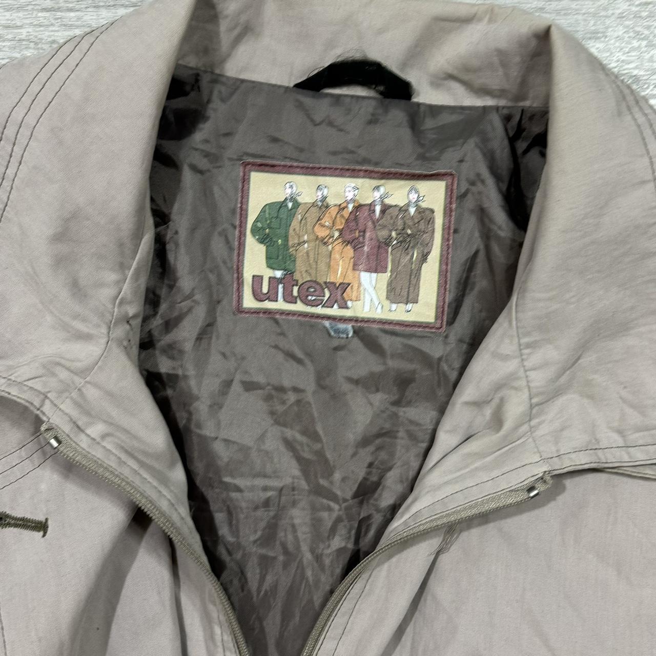Light brown jacket - utex Worn label • length: 33... - Depop