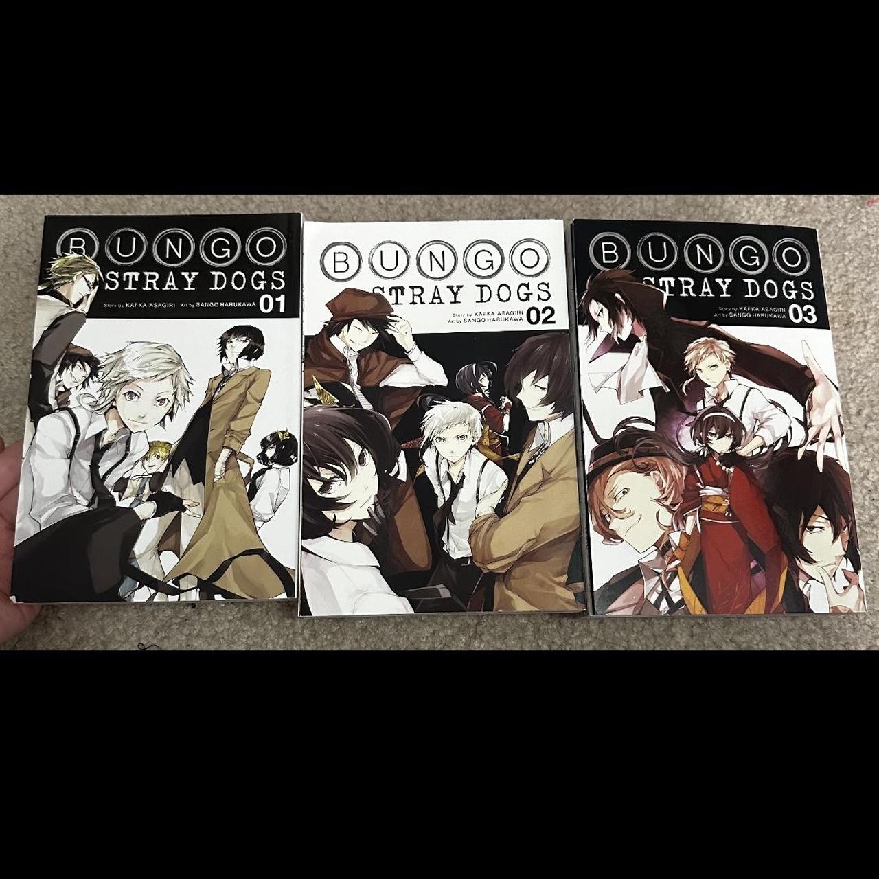 Bungo Stray Dogs Manga set Bundle (1-3) barely used... - Depop