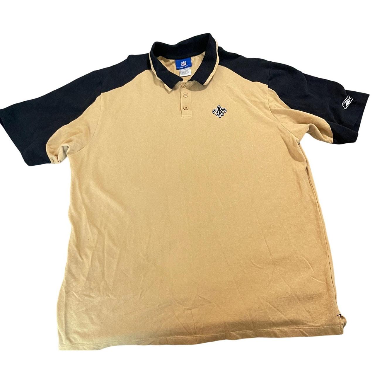 Reebok polo shirts mens gold store