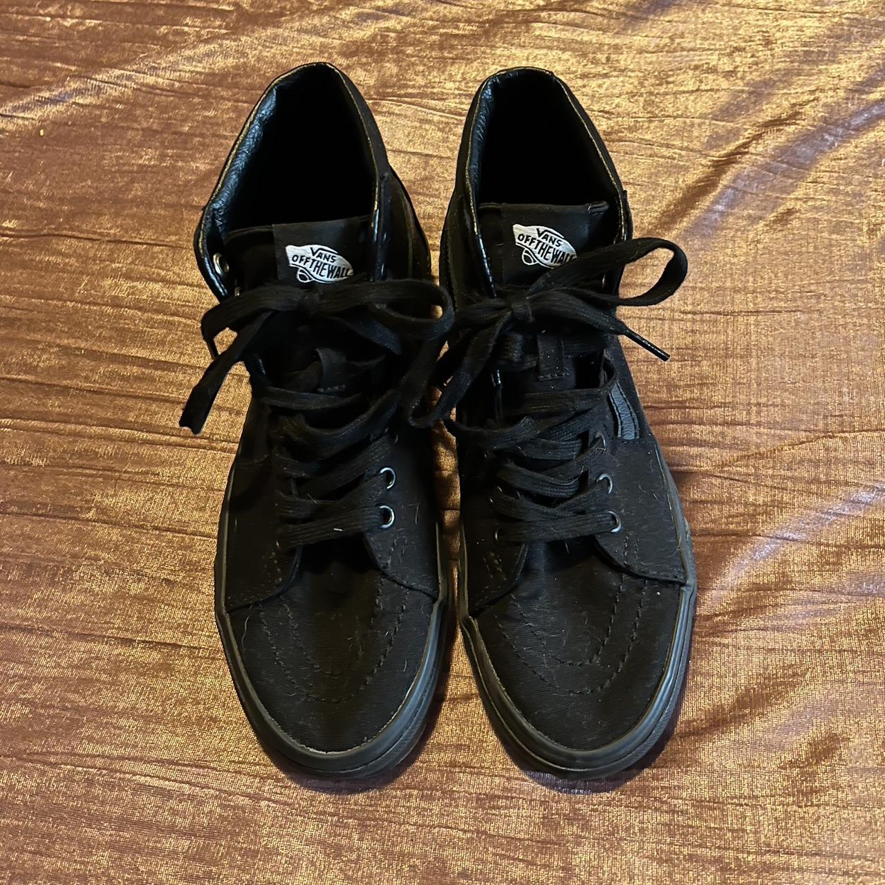 Brand new black hi top vans. Size 5.5 in men’s which... | Depop