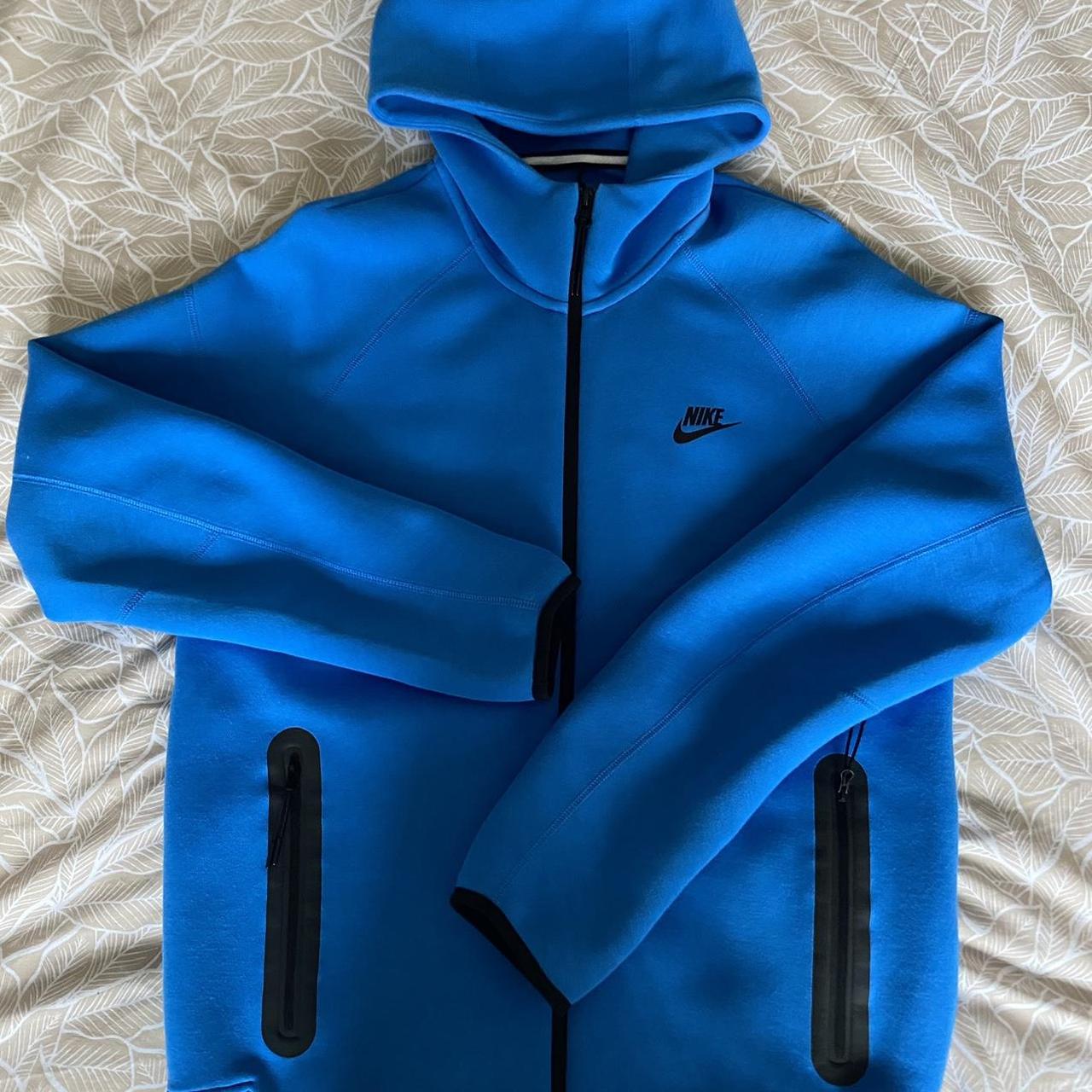 mens nike royal blue tech fleece size - medium... - Depop