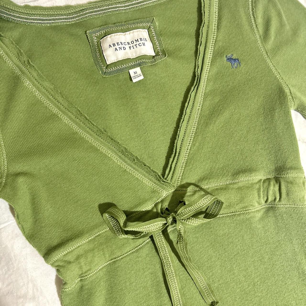 Repop, didn’t fit how I’d like 💔 Green Abercrombie... - Depop