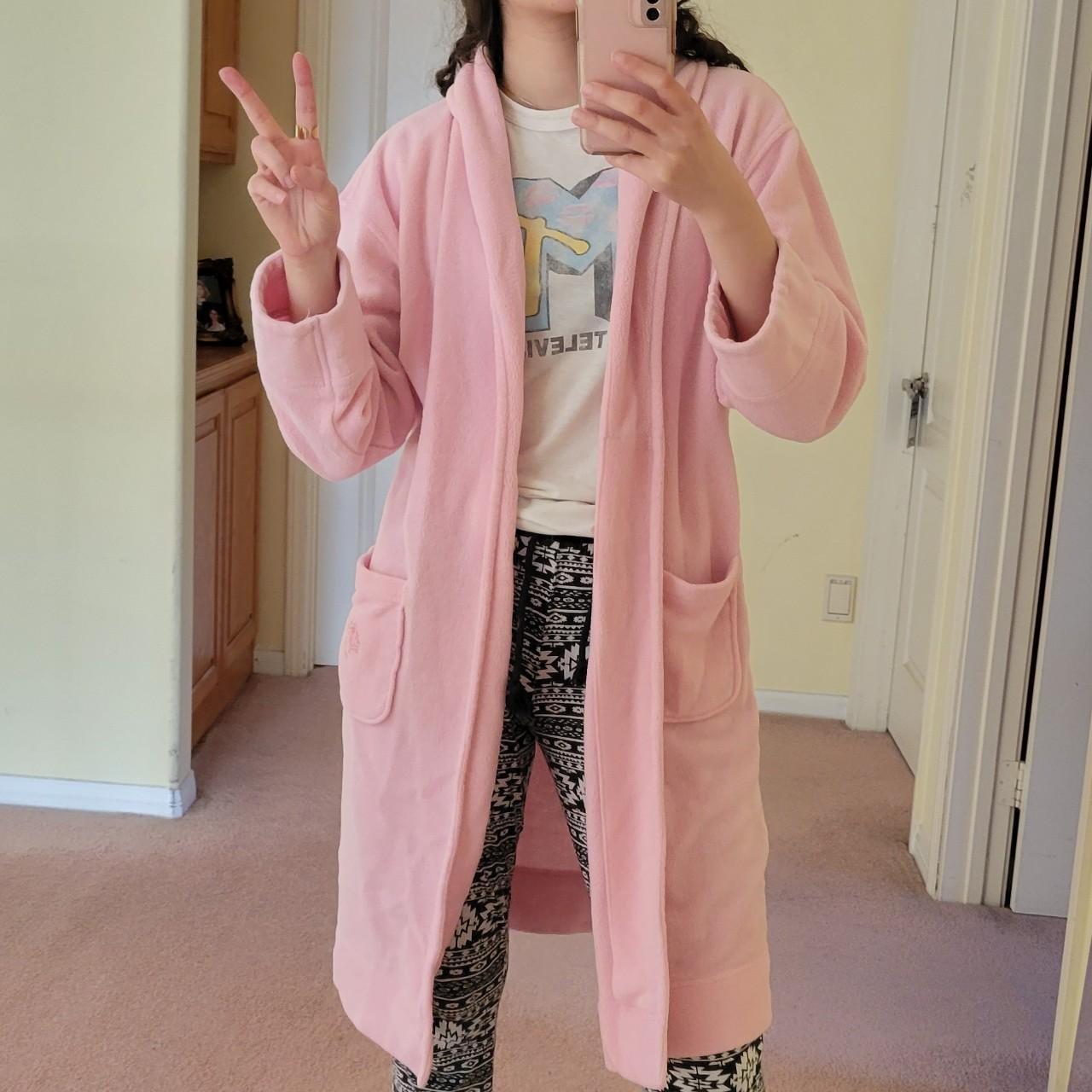 Women's Pink Robe | Depop