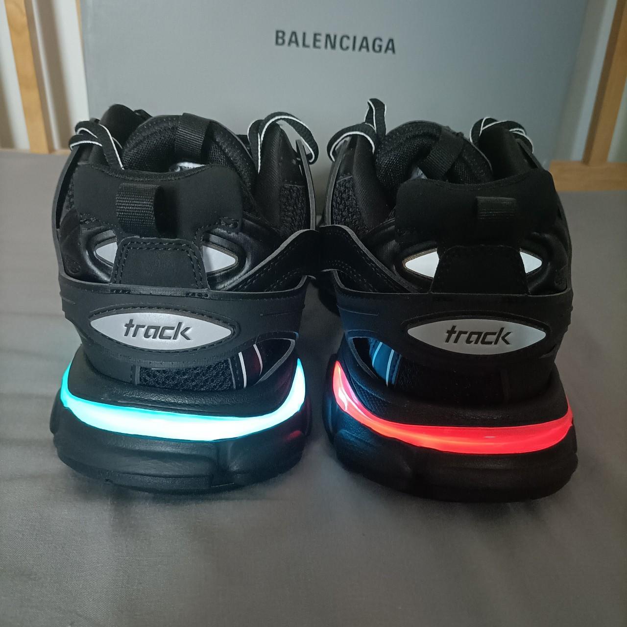 Balenciaga Track Runner LED Black Size UK 10 Comes... - Depop