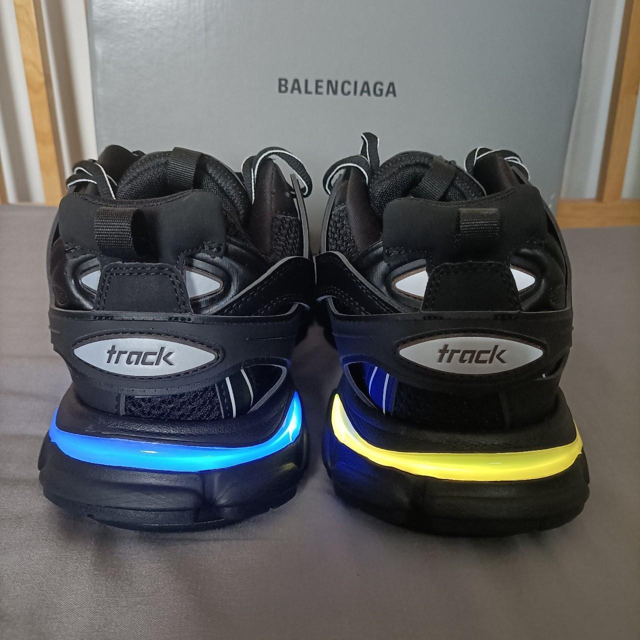 Balenciaga Track Runner LED Black Size UK 10 Comes... - Depop