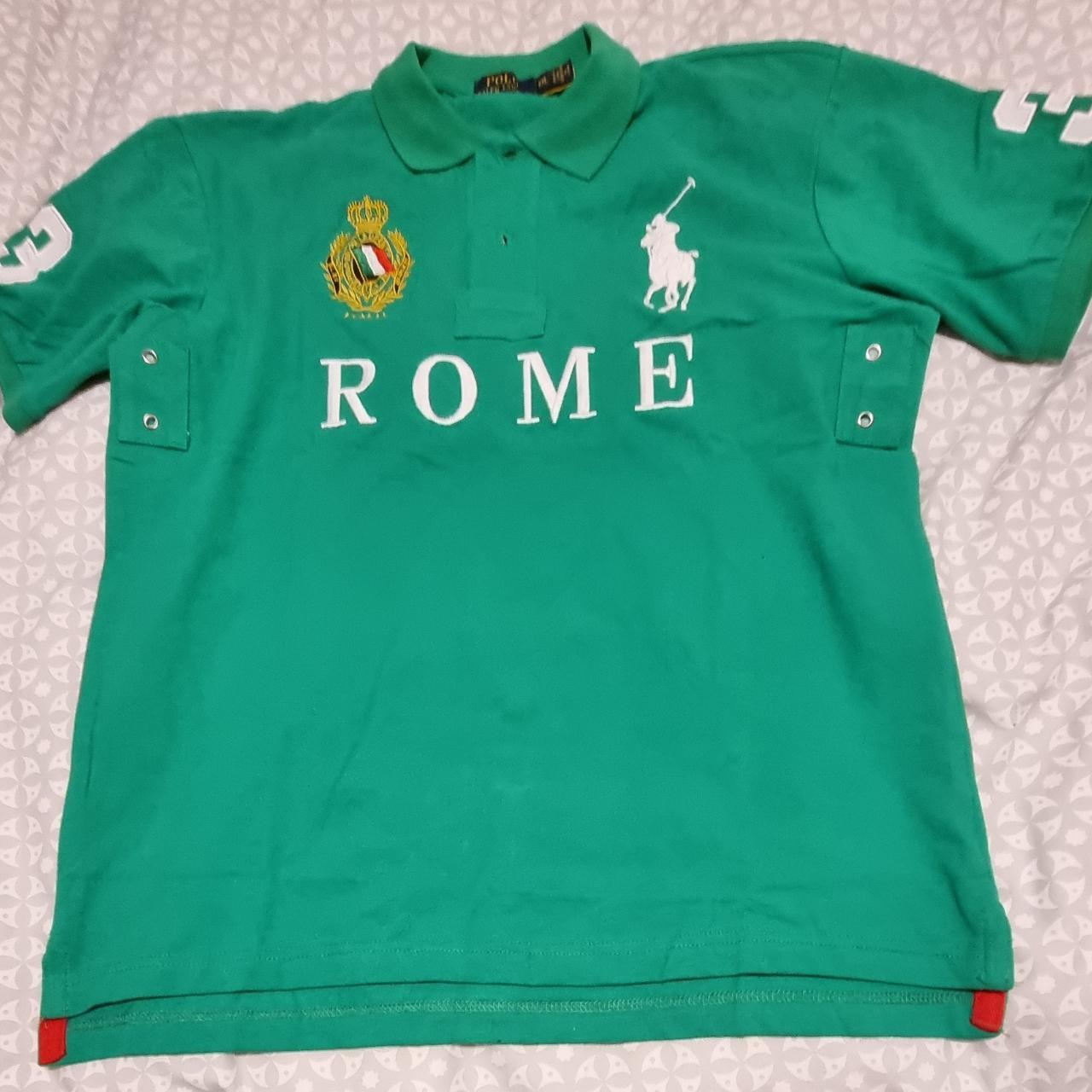 Ralph Lauren Green Rome Polo Shirt (chief keef) | Depop