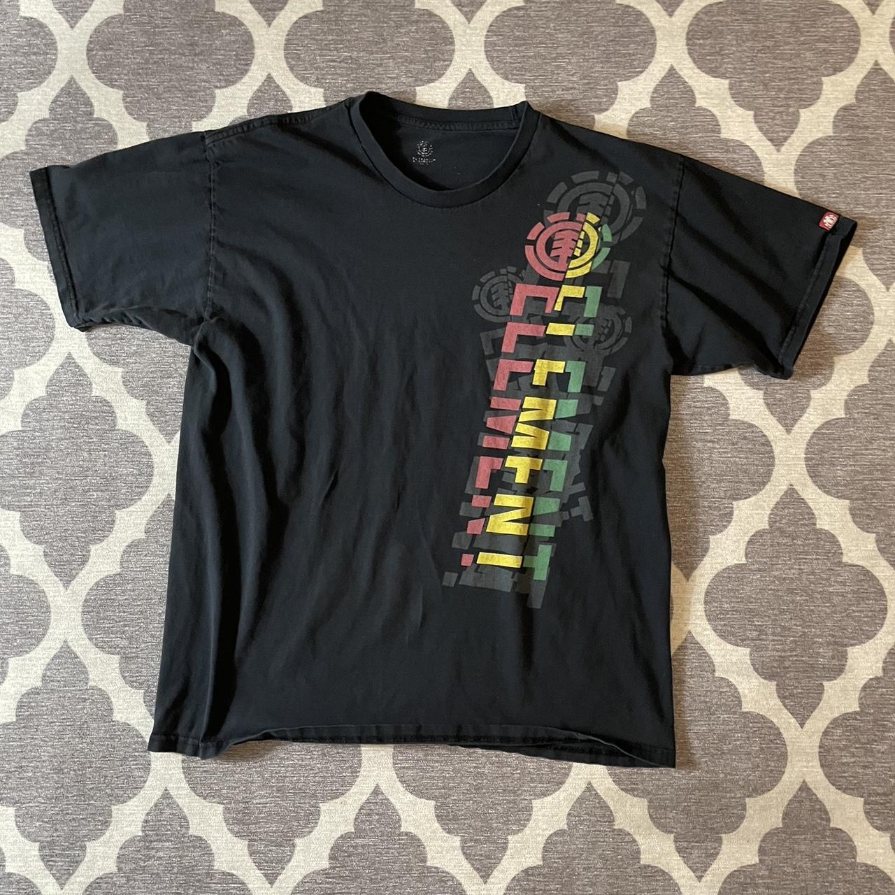 2000s classic element tee black large #element... - Depop