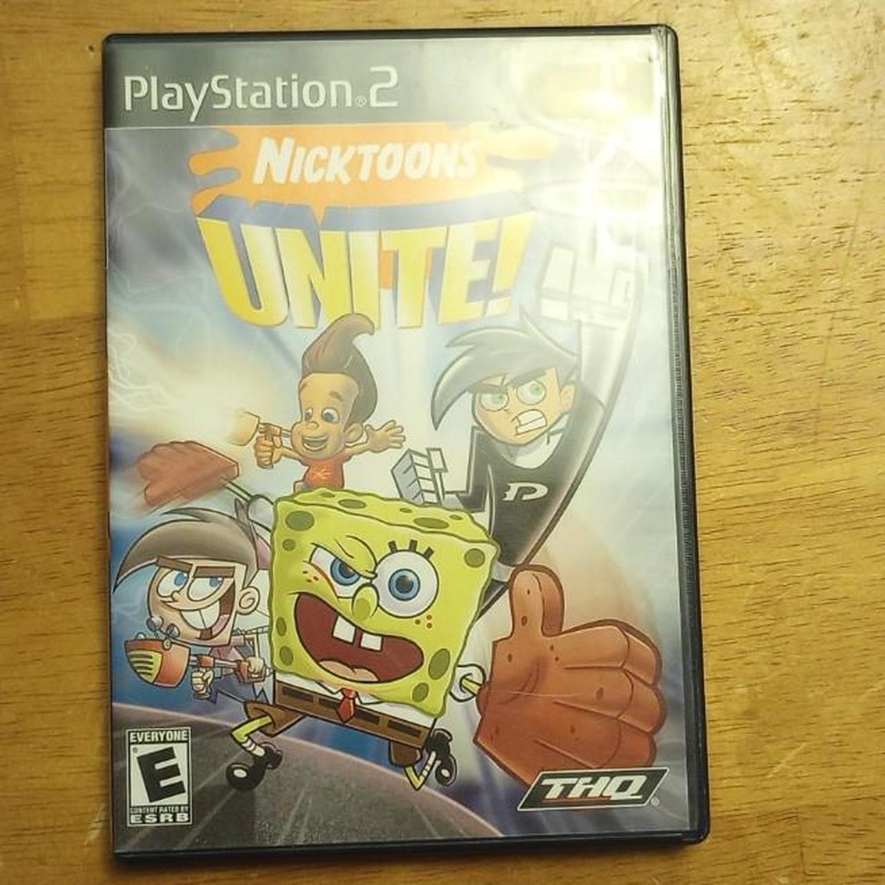 Nicktoons unite PS2 game with manual disc may have... - Depop