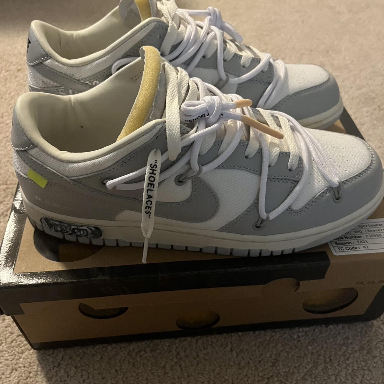 Nike Dunk Lots Off White Size 10 Price is negotiable... - Depop