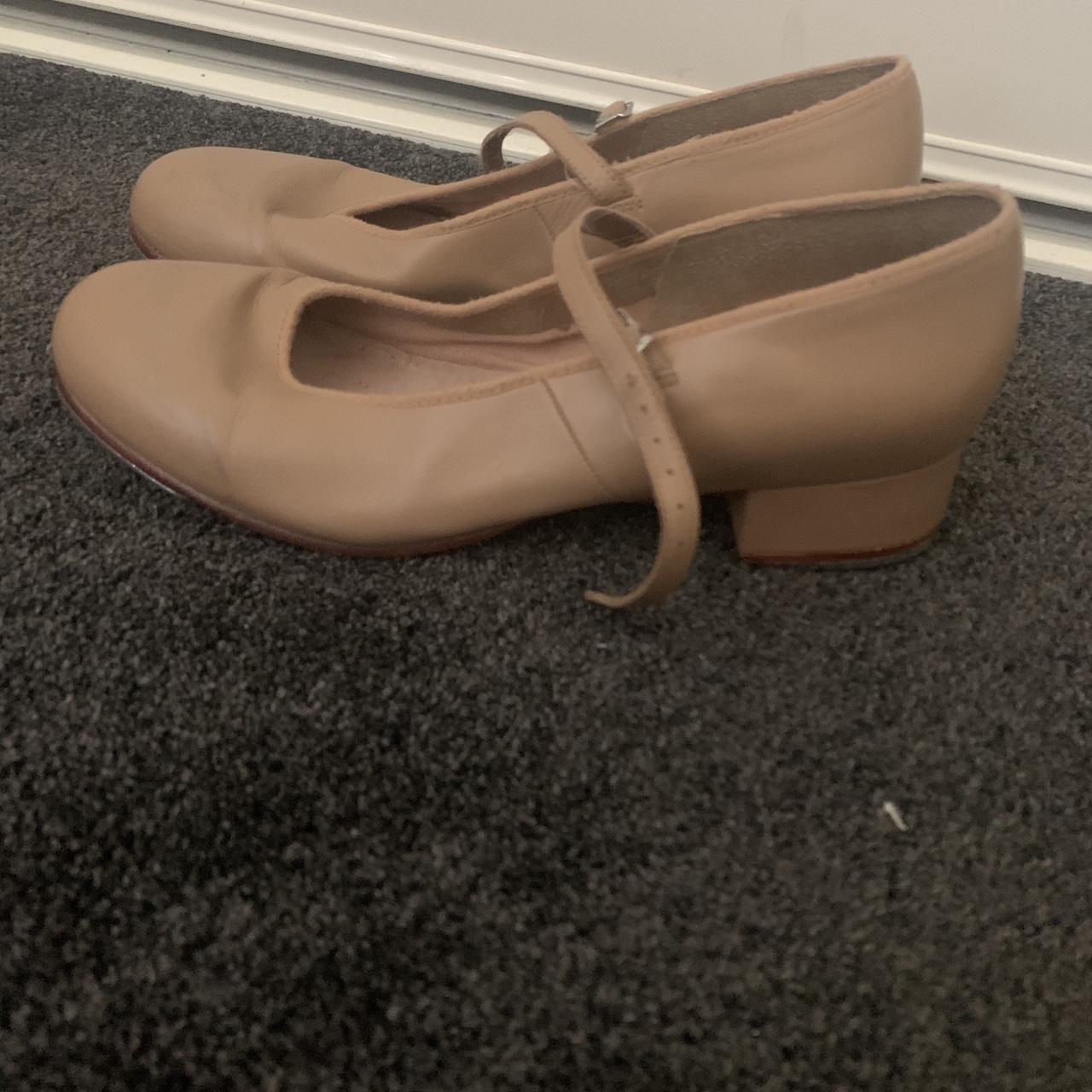 Bloch dance tap shoes in tan colour size women’s 11.... - Depop