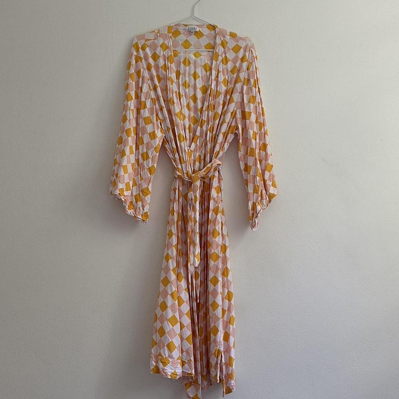 Piyama Co Alice Midi Kimono Robe - Depop