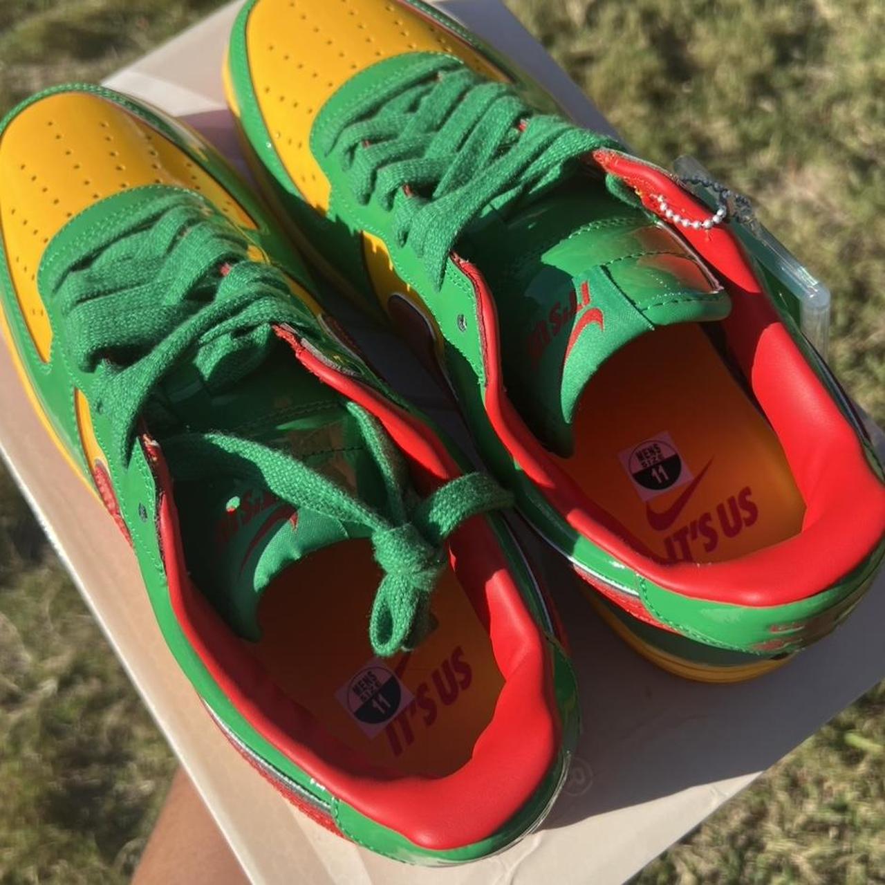 Nike Lil Yatchy Air Force 1 Lucky Green Sz11 Brand... | Depop