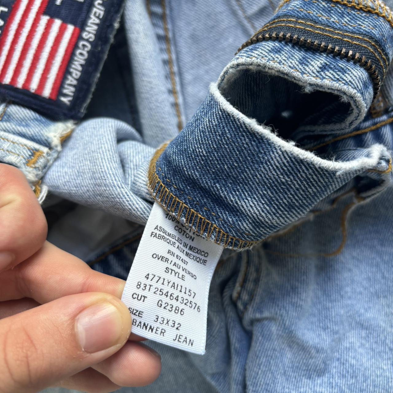 Vintage 1990s Distressed Polo Ralph Lauren Banner... - Depop